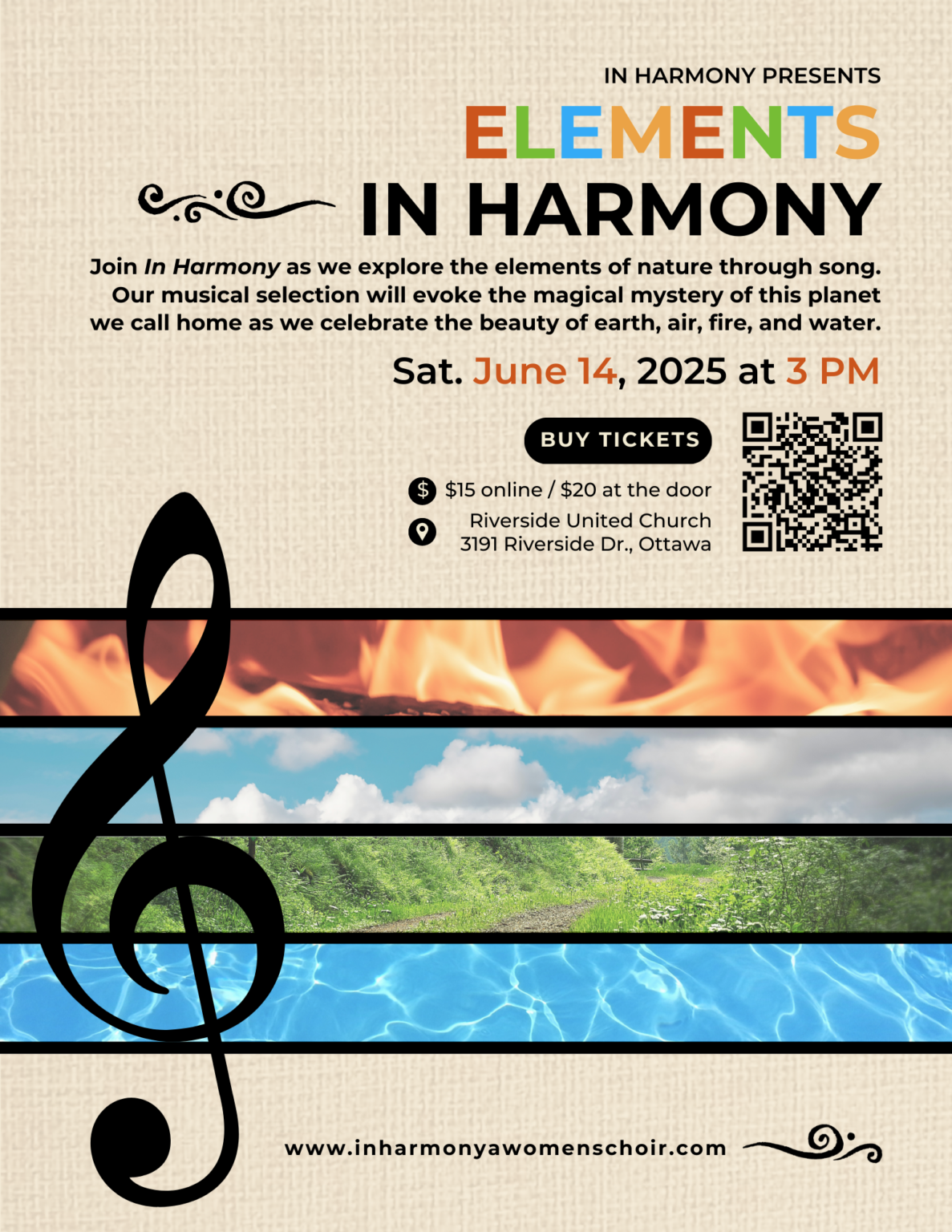 Concert 2025 – “Elements in Harmony” – In Harmony ~ a women's choir